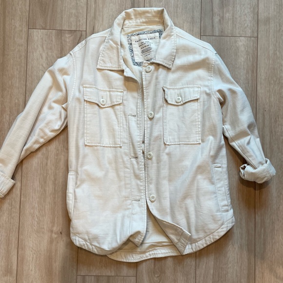 American Eagle Outfitters | Jackets & Coats | American Eagle Cream ...